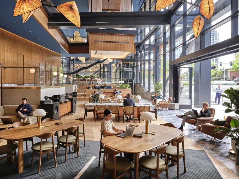 Office Lobbies Are Now A Building’s Best Amenity